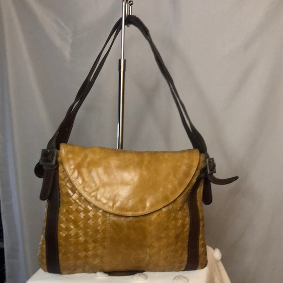 latico | Bags | Latico Light Brown Leather Weaved Handbag | Poshmark